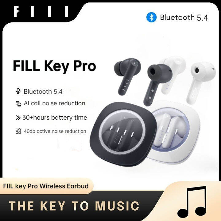 หูฟัง True Wireless FIIL Key Pro ของแท้บลูทูธ5.4เสียงคุณภาพสูงหูฟังบลูทูธ | Lazada.co.th