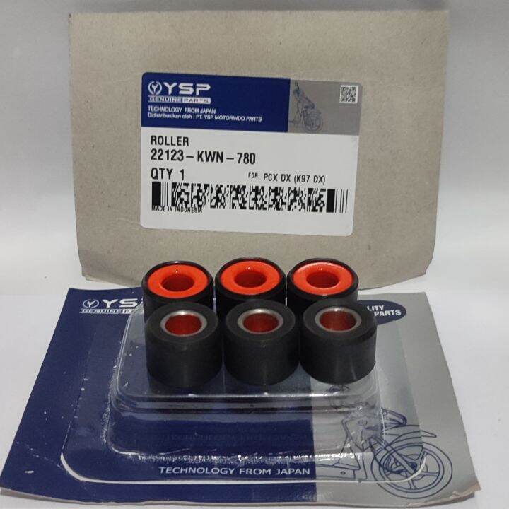 ROLLER SET FCC PCX DX 22123-KWN-780 ASLI 100% SUKU CADANG BAWAAN MOTOR ...