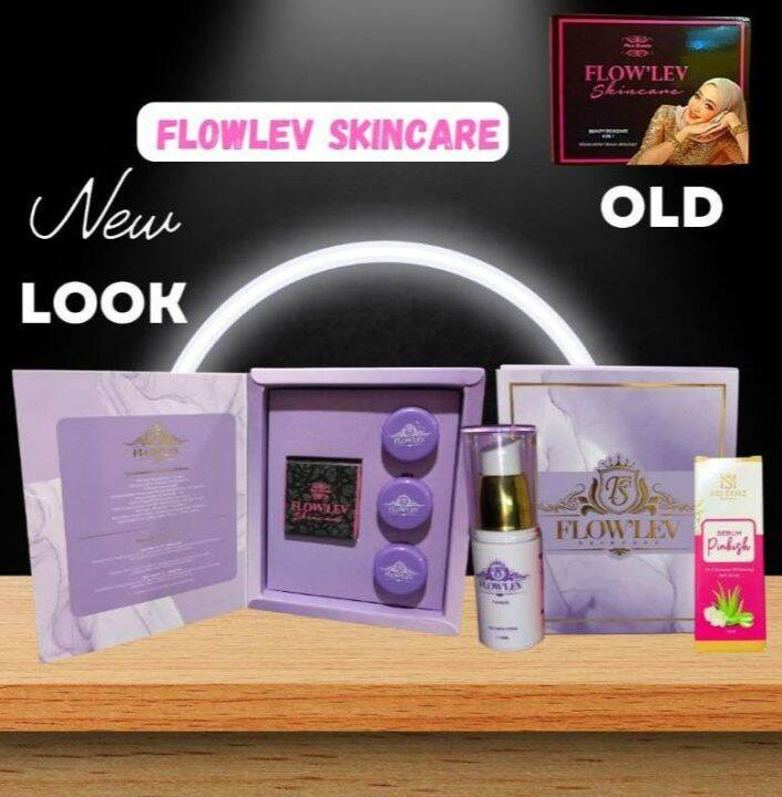 FLOW'LEV / FLOWLEV / FLOW LEV SKINCARE AND SERUM PINKISH BY MEI SKINZ ...