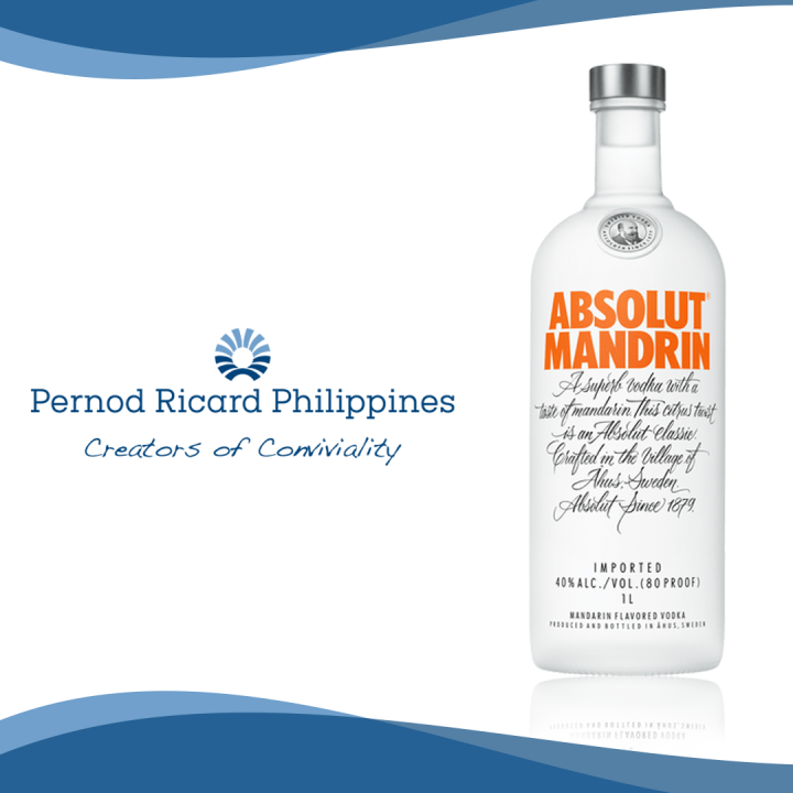 Absolut Mandarin 1L [VODKA] | Lazada PH