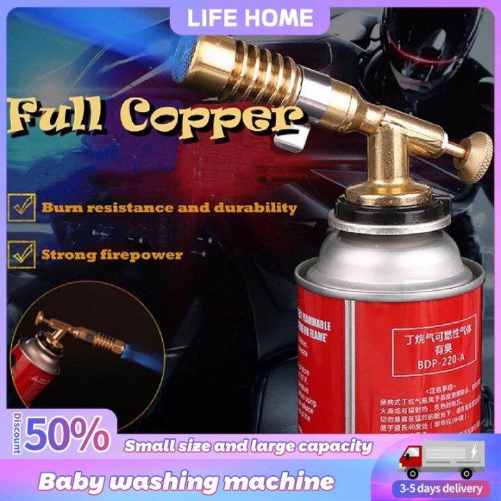 ♤Portable Cassette Spray Gun Spray Camping Welding Outdoor Copper ...