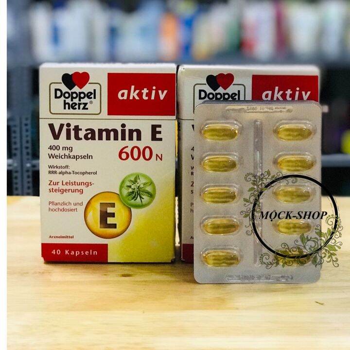 Vitamin E 600 hộp 40 viên của Đức | Lazada.vn