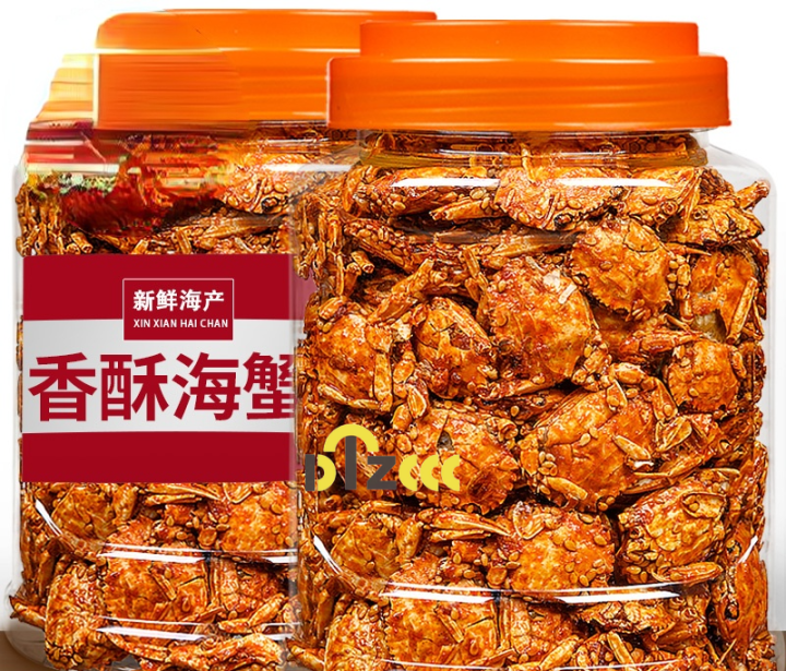 【wenwen store】Qingdao Sea Crab Instant 250g Seafood Cooked Crab Snacks ...