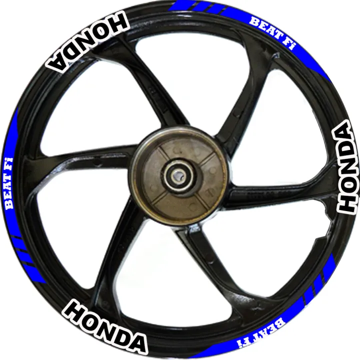 HONDA BEAT FI MAGS STICKER (SET GOOD FOR 2 MAGS BOTH SIDES FRONT AND ...