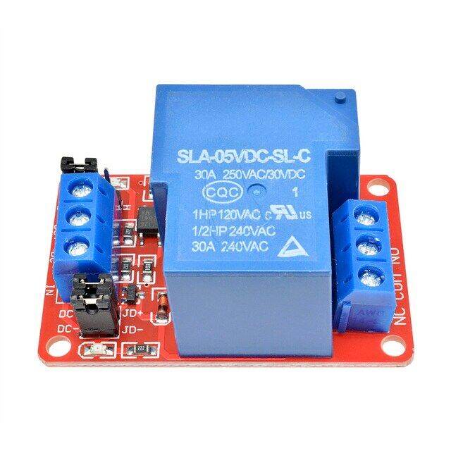 30a Relay Module 5v 12v 24v With Optocoupler Relay Output 1 Way Relay ...