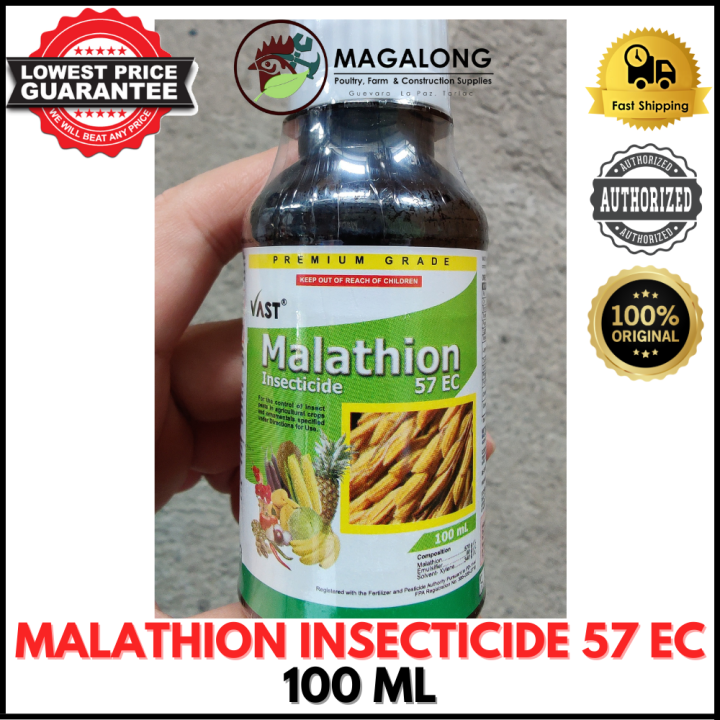 MALATHION INSECTICIDE 57 EC 100 ml - SAFE TO USE ON ANIMALS - VAST ...