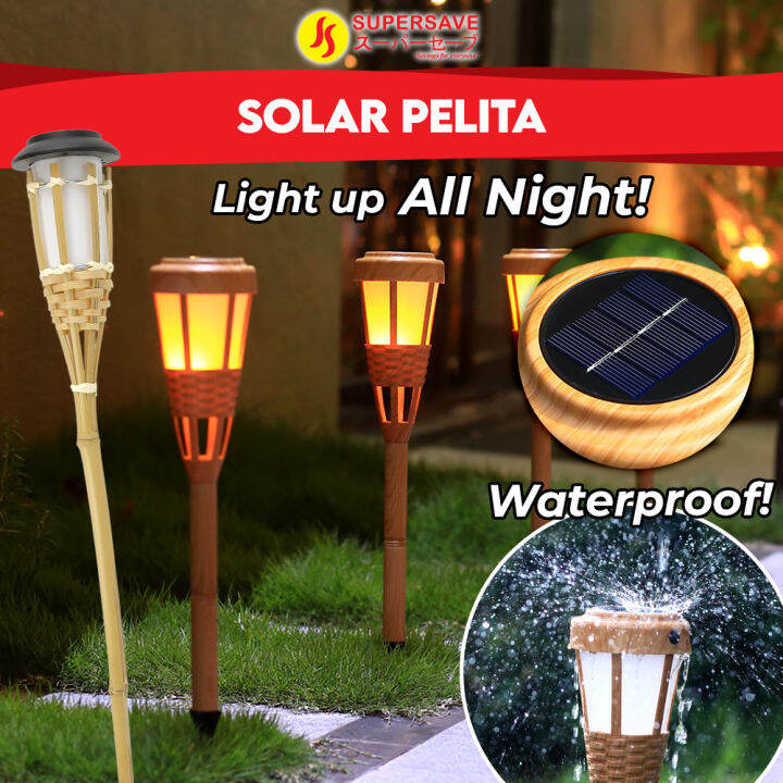 SUPERSAVE Pelita Buluh Solar Raya LED Light Bamboo Waterproof ...