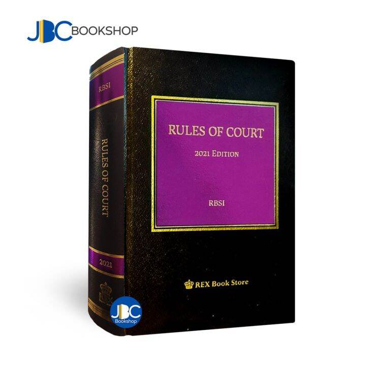 Rules of Court (Textbook-sized) 2021 (CB) by RBSI | Lazada PH