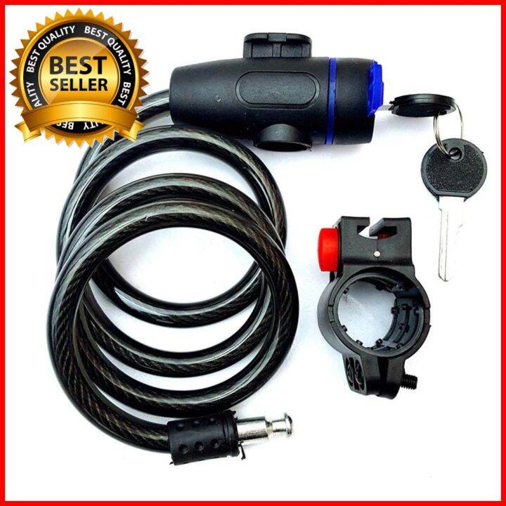 Bike Safety Lock with 2 Keys and Mounting Bracket | Lazada PH