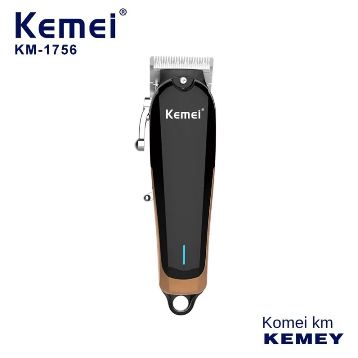 Kemei Electric Clipper KM-1756 Charging/Power Adjustable Head USB Electric Hair Clipper | Lazada PH