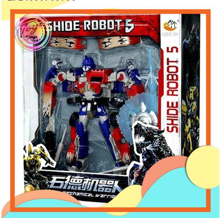 Toys Kingsland Shide Robot 5 Optimus Prime Deformation Toys | Lazada PH