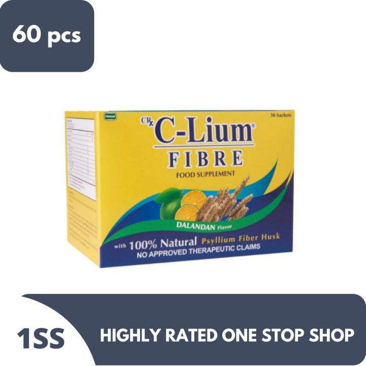 C-Lium Fibre Food Supplement Dalandan Flavor 60pcs | Lazada PH