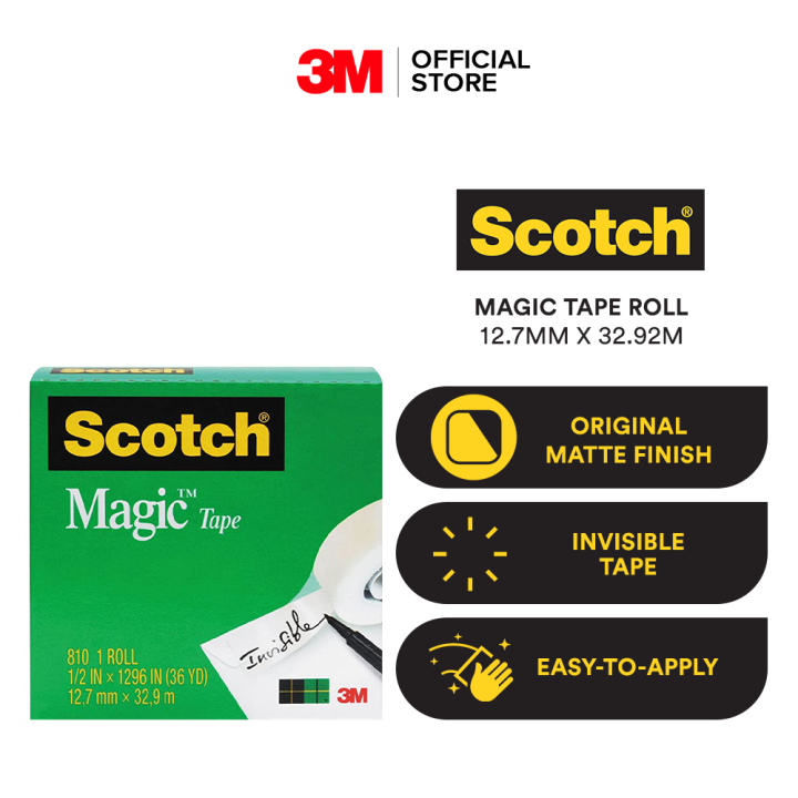 Scotch Magic Tape Roll 12.7MMx32.92M | Lazada PH