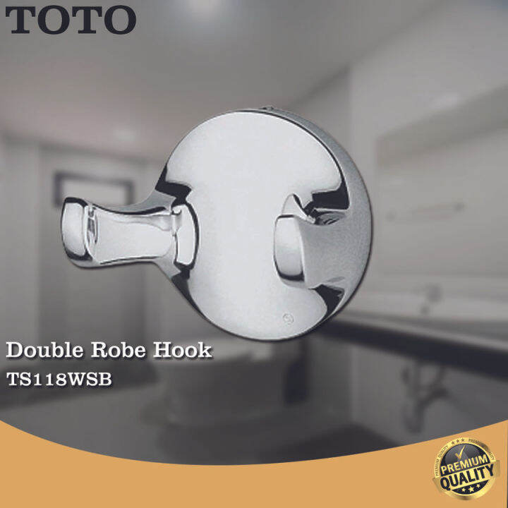 TOTO Robe Hook TS118WSB Original | Lazada Indonesia