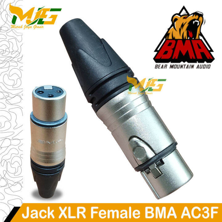 Jack BMA Jek Canon Female BMA AC3F Jack XLR Jec Connector Metal ...