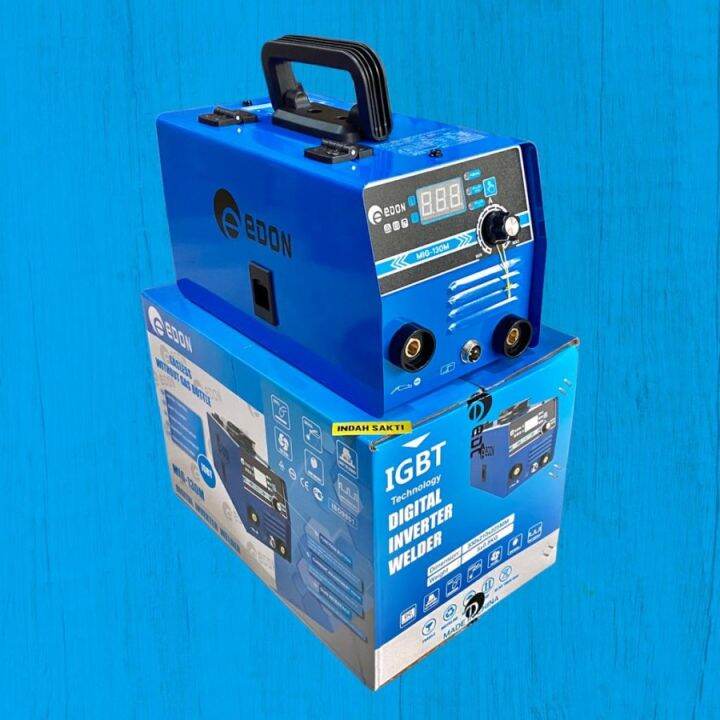 Mesin Las Mig Tanpa Gas Co2 Digital Inverter Welder 900 watt Edon MIG ...