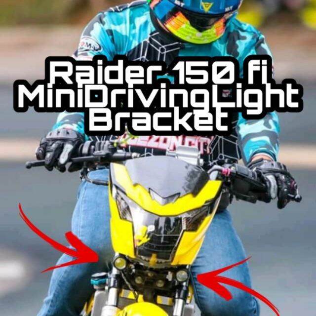 【Ready Stock】 Raider 150fi Mini driving led BRACKET | Lazada PH