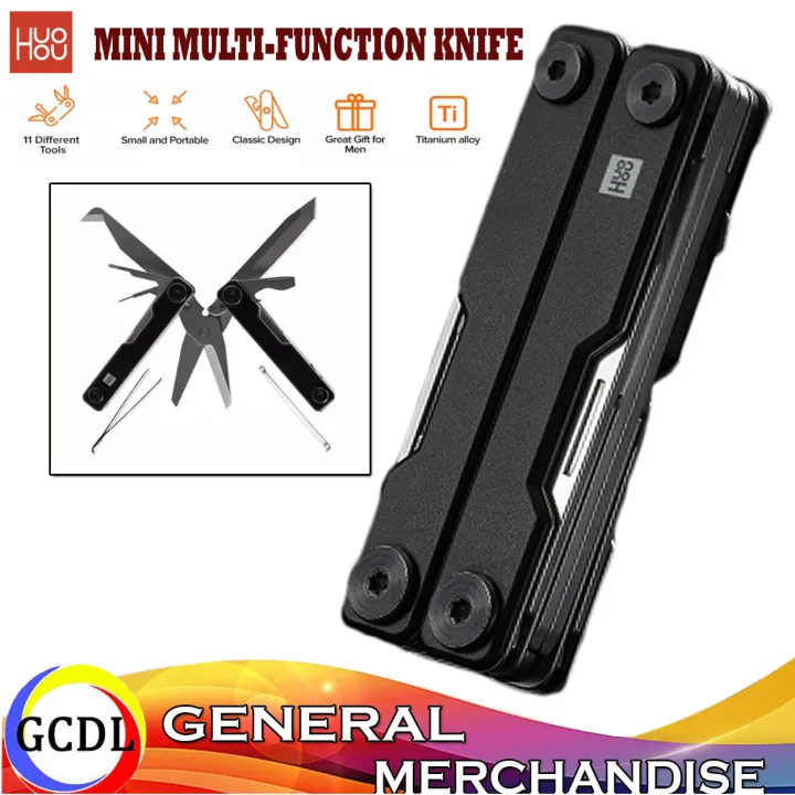 Xiaomi HUOHOU MINI Multi-Function Knife Pocket Folding Knife Stainless Steel Aluminum alloy ...