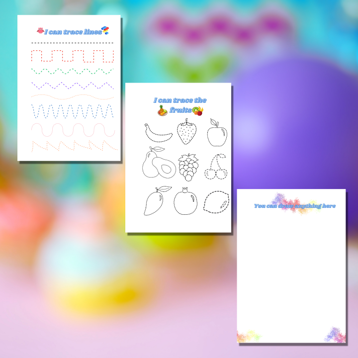 TRACE AND ERASE LAMINATED (Tracing Practice, Pre-Writing Worksheets ...