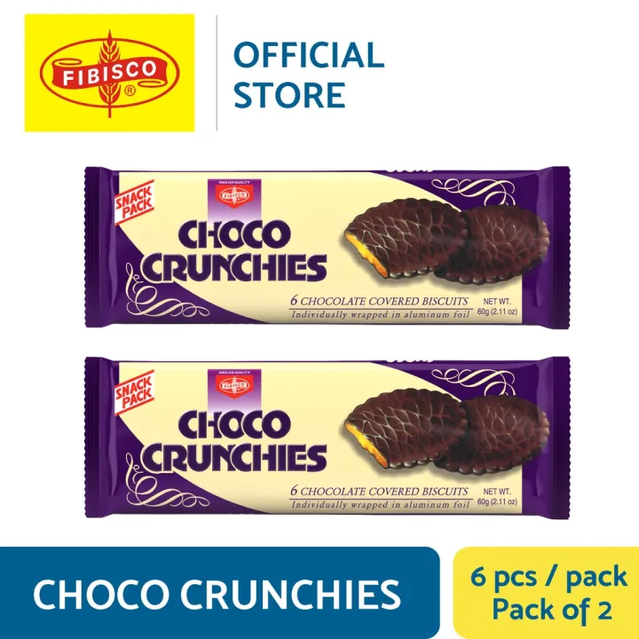 Fibisco Choco Crunchies 6 Pcs / Pack (Pack Of 2) | Lazada PH