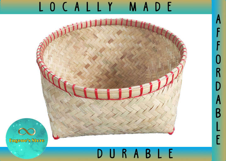 EUGENE'S Bakol Basket (16 x 8 inch) pure balat | Lazada PH