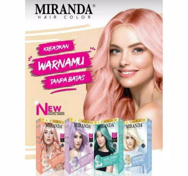 Miranda Hair Color Pastel Series | Semir / Cat Rambut Miranda Warna ...