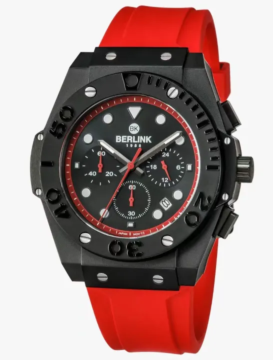 BERLINK WATCH Sapphire 50M Water Resistant 2 Years Warranty 5008-G05 ...