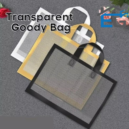 Transparent Goodies Bag With Frame Tote Bag Beg Lutsinar Bahan PVC ...