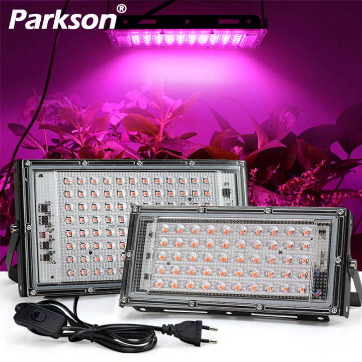 LED Grow Light 50W 100W 220V outdoor Led Floodlight Full Spectrum Phyto ...