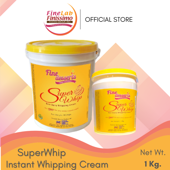 FineDesserts SuperWhip Instant Whipping Cream 1kg | Lazada PH