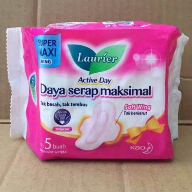 LAURIER Active Day Super Maxi Wing sayap | Lazada Indonesia