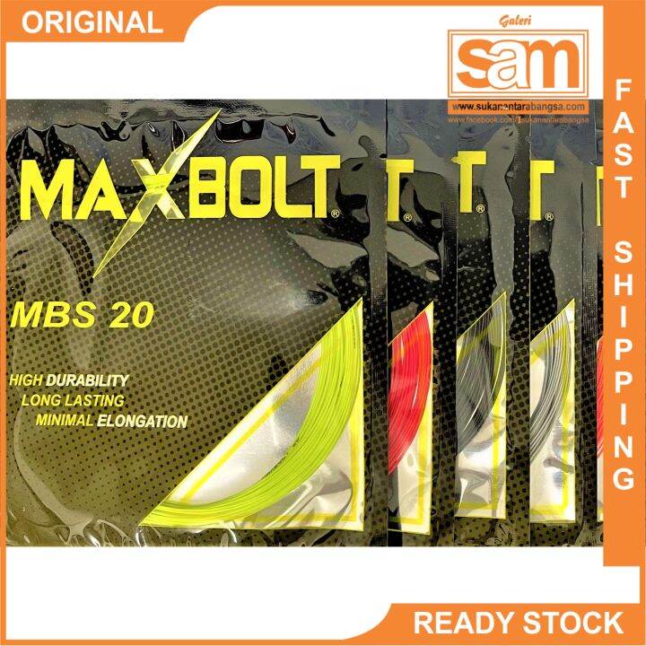 Maxbolt MBS 20 Badminton String (0.68mm) | Lazada