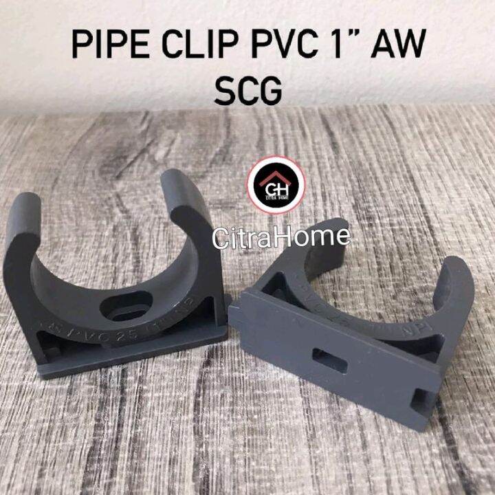 Pipe Clip / Klip/Klem Pipa PVC 1” AW SCG | Lazada Indonesia