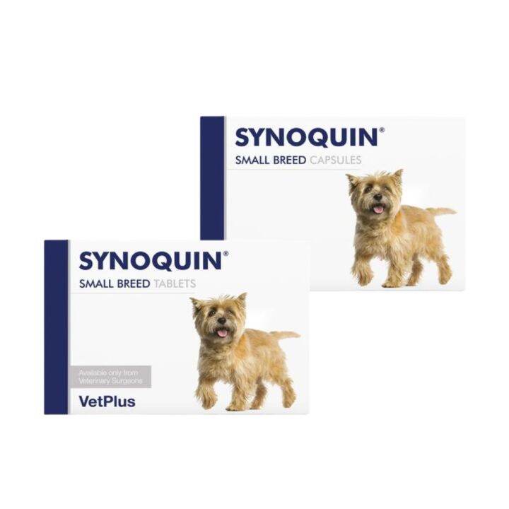 [VetPlus] SYNOQUIN Small Breed for Dogs(30 Tablets/Capsules) / Joint ...