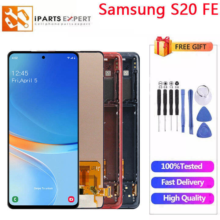 IPARTSEXPERT Original LCD AMOLED for Samsung Galaxy S20 FE G780 Full ...