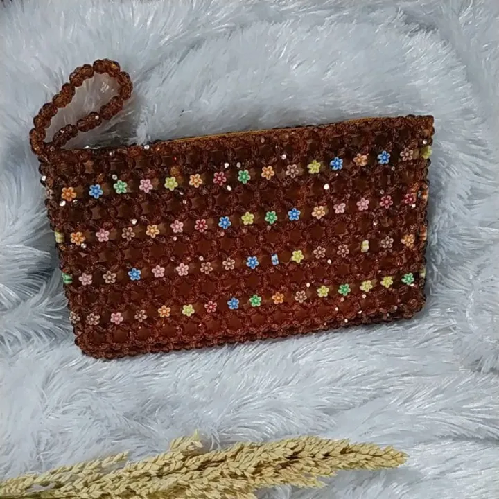 Dompet mote manik mutiara homemade size 19x10 | Lazada Indonesia