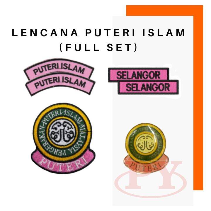 LENCANA KADET PUTERI ISLAM ( FULL SET ) - G01/G02/G03/G04 | Lazada