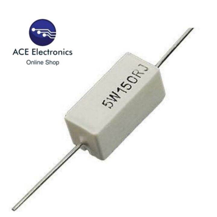 5Watts 150 Ohms Ceramic Resistor (10pcs) | Lazada PH