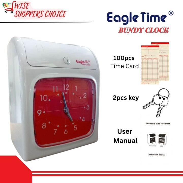 Bundy Clock, Time recorder machine with c-9000+ time card, Bundy time ...