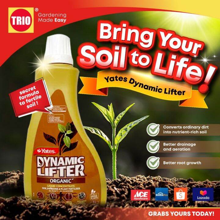 YATES Dynamic Lifter Organic - Make your soil alive (Imported Australia ...