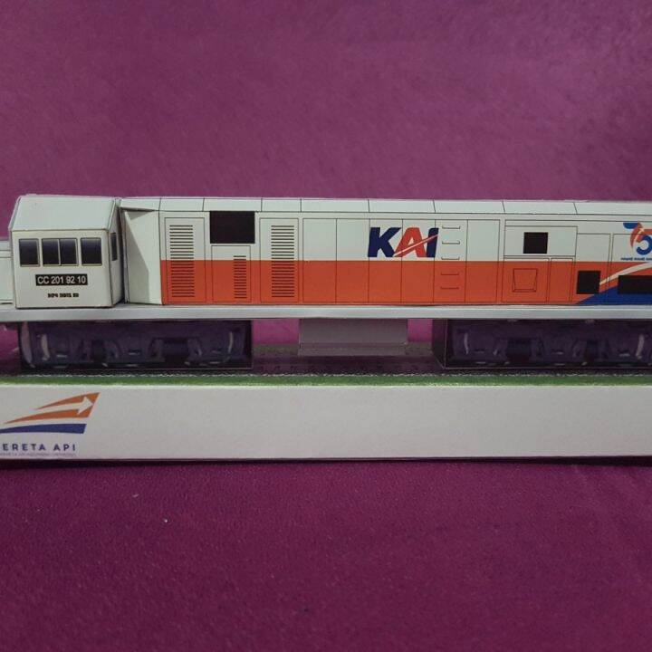 DIY prakarya pola papercraft kereta api CC201 | Lazada Indonesia
