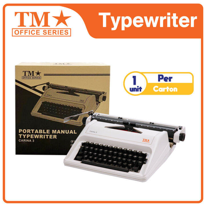 TM Carina 3 Portable Manual Typewriter x 1 pc | Lazada PH