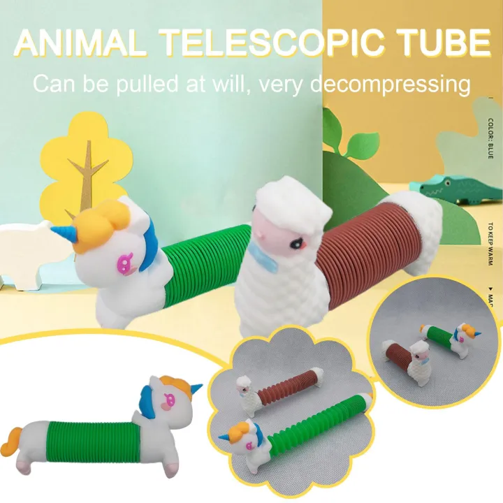 Fidget Toy Pop Tube Toy Stress Relief Toy Educational Toys Decompression Toy Telescopic Bellows ...