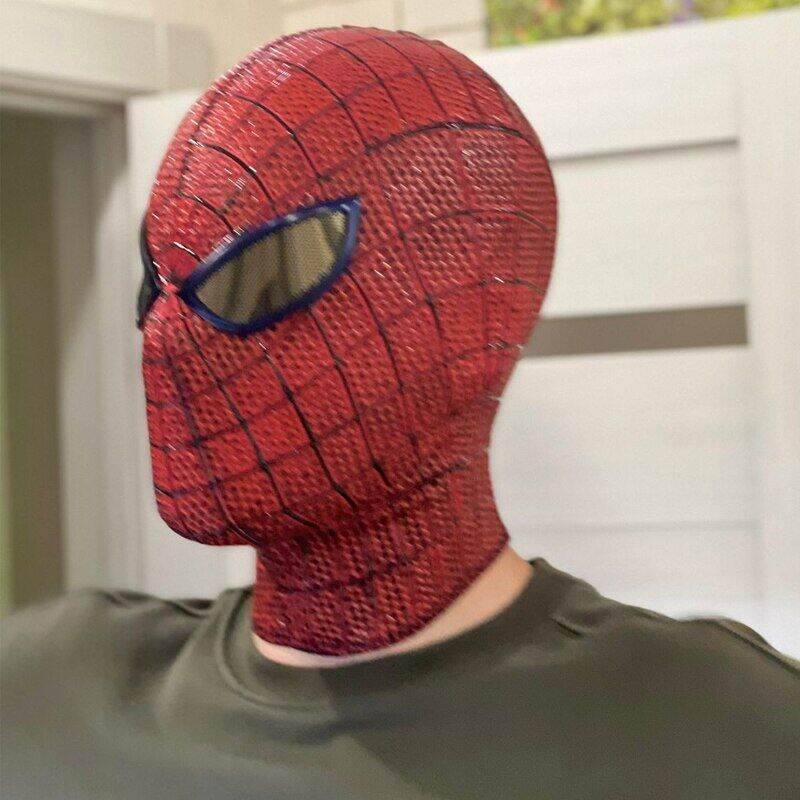 Marvel The Amazing Spider-Man Mask with Headshell 1:1 3D Handmade ...