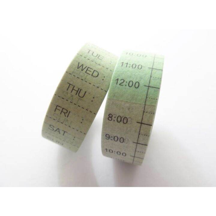 GREY RAY Selection - Masking Tape Date มาร์คกิ้งเทป เทปกระดาษ เทปตกแต่ง ...