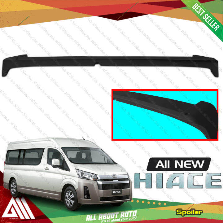 Toyota Hiace 2019 2020 2021 Rear Roof Spoiler (Matte Black) | Lazada PH