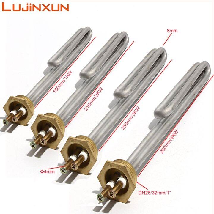 【cw】 Lujinxun DN25 Sauna Steam Engine Heating Tube 220V Stainless Steel ...
