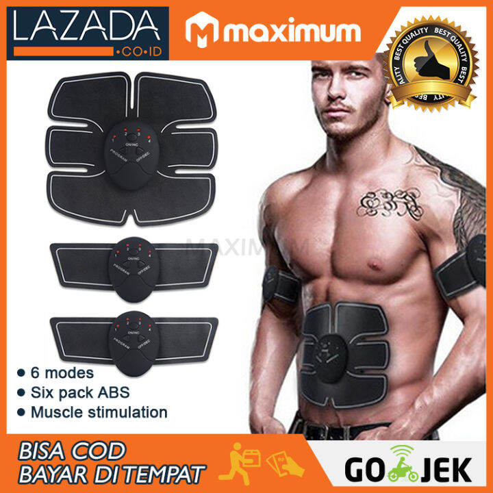 MAX COD - [STIMULATOR EMS] Alat Stimulator Terapi EMS Otot Six Pack ABS ...