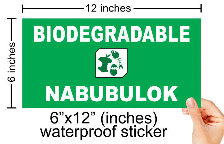 SIGNS Garbage Waste Segregation Sign Biodegradable NonBiodegradable ...