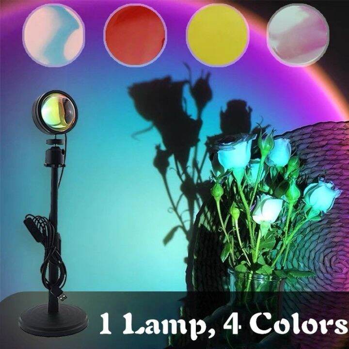 Original Italian Sunset Lamp Light Projection Sunset Light | Lazada PH